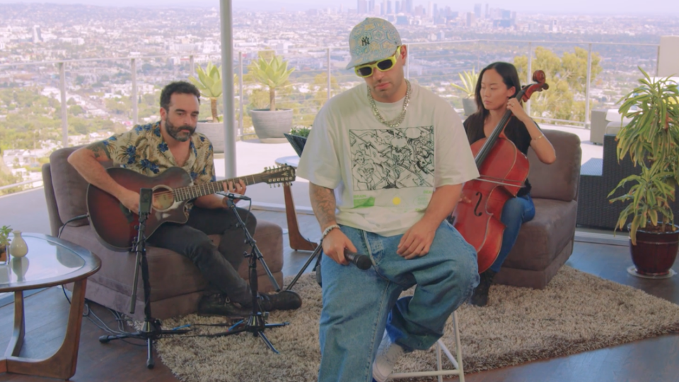 Feid performs from the Hollywood Hills - Live from the Artists Den
